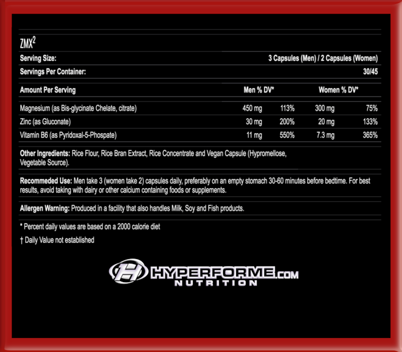 Allmax ZMX2 - 90 caps