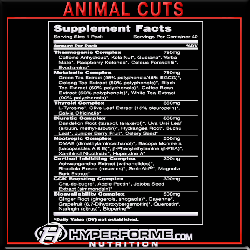 Animal Cuts - 42 packs